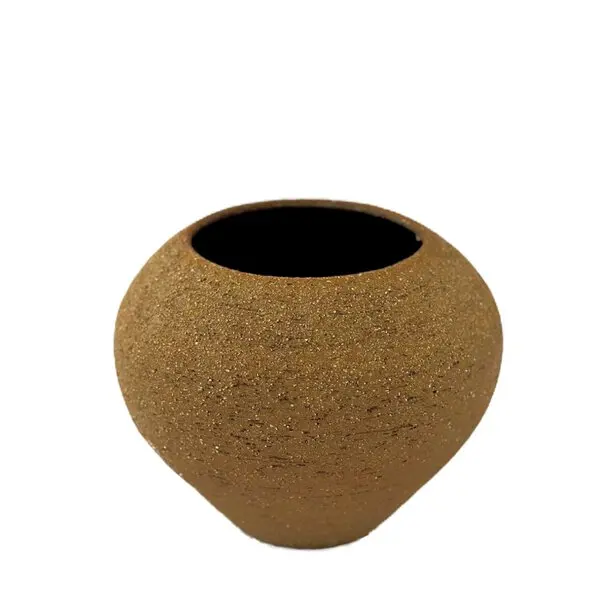 CLAY AND LIMES Neutrals Sandstone Moon Vase - Brown