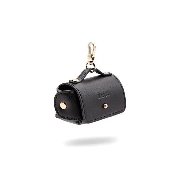 CAFIDE Poop Bag Carrier Vegan Leather Jala - Black