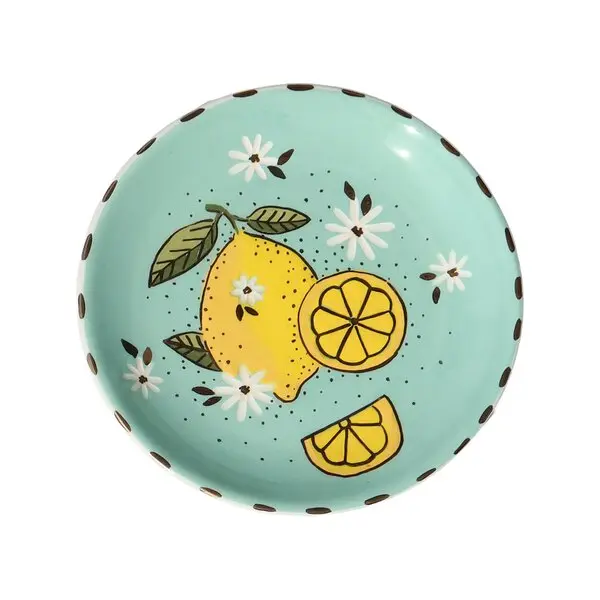 SHERIE BOUTIK Amalfi Lemon Plate Wall Decor - Yellow