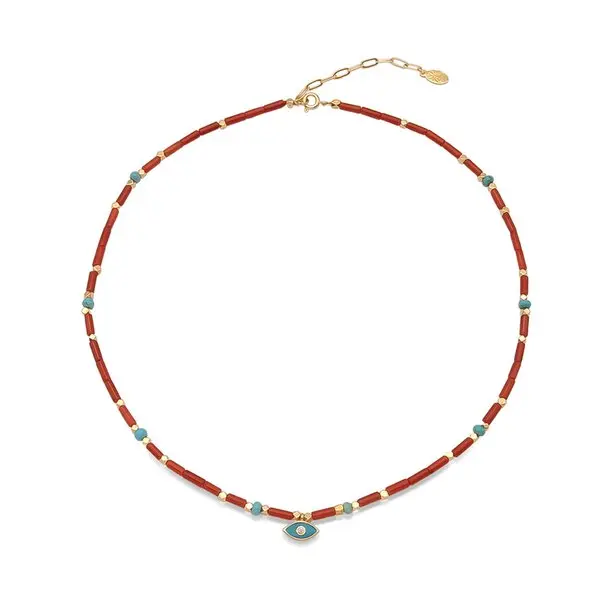 ATELIER PETITES PIERRES Porto Coral Necklace - Gold