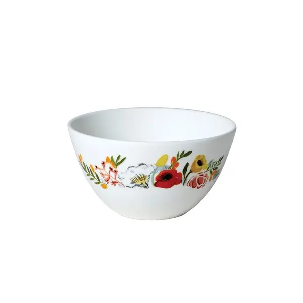 Twig New York Language Of Flowers Cereal & Soup Bowl - White