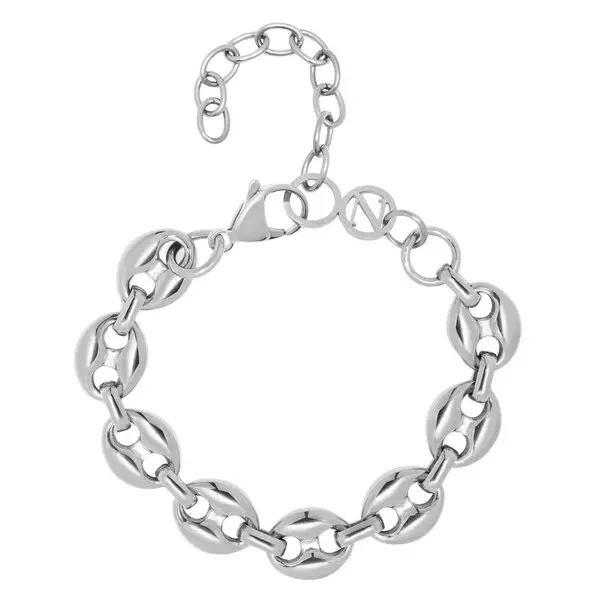 NIALAYA JEWELRY Mariner Link Bracelet - Silver