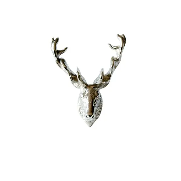 LEE RENEE Stag Lapel Pin - Silver