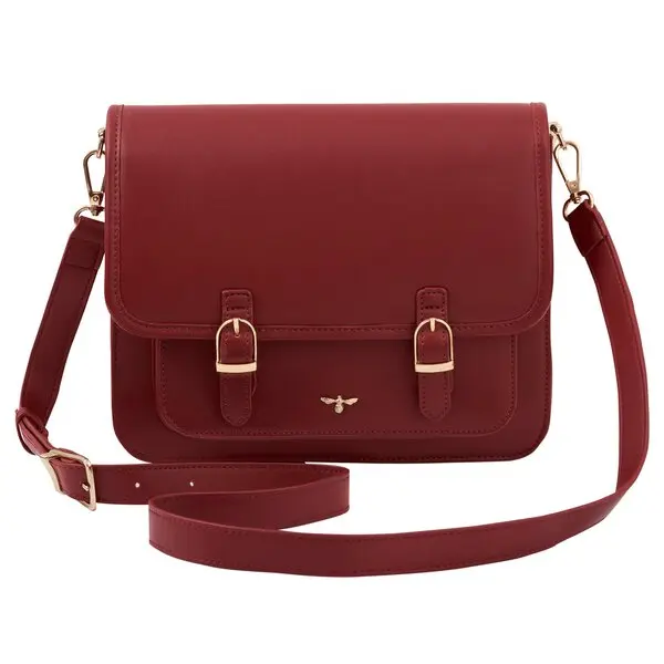 FABLE ENGLAND Wonderland Cherry Satchel - Red
