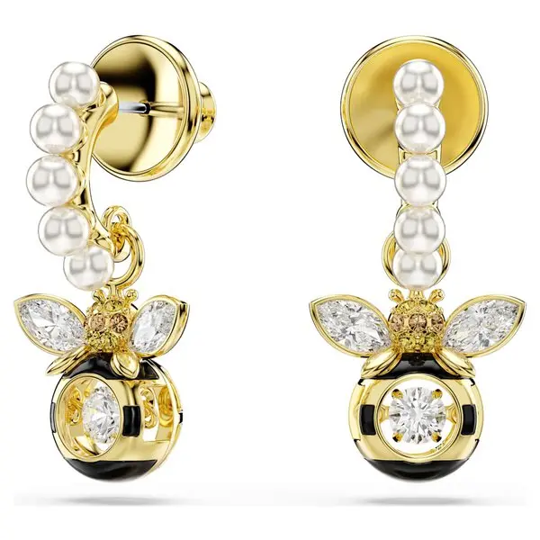 SWAROVSKI Idyllia Drop Earrings With Heart And Arrow Motifs - Multicoloured