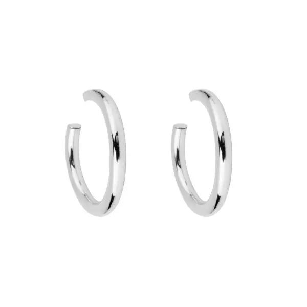 Bounkit Loretta Small Hoop - Silver