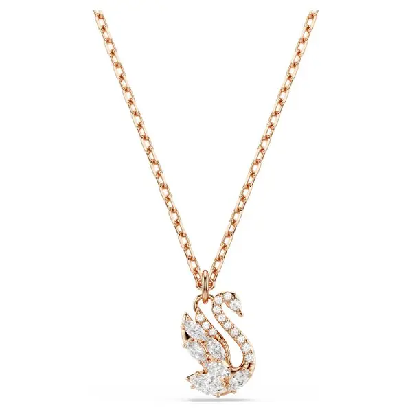 SWAROVSKI Swan Pendant Necklace - White