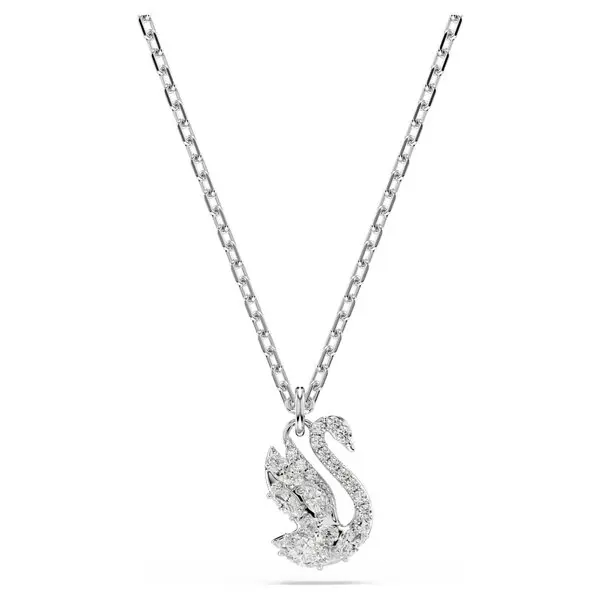SWAROVSKI Swan Pendant Necklace - White