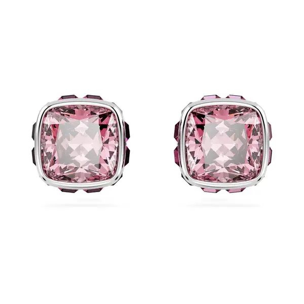 SWAROVSKI Birthstone Stud Earrings - Pink