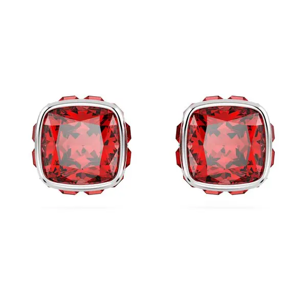 SWAROVSKI Birthstone Stud Earrings - Red