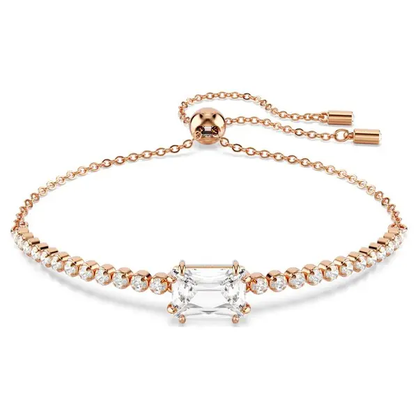 SWAROVSKI Matrix Tennis Bracelet With Zirconia - White