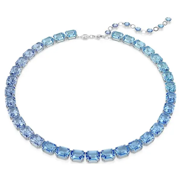 SWAROVSKI Millenia Necklace With Octagon-cut Crystals - Blue