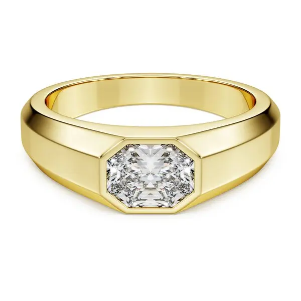 SWAROVSKI Octagon Band Ring With 1.0 Carat Laboratory Grown Diamond - White