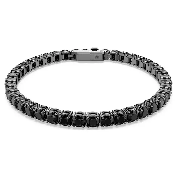 SWAROVSKI Matrix Tennis Bracelet - Black