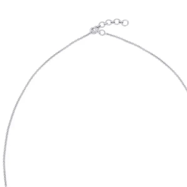 KAIZARIN 18 Carat White Gold Chain Long - Silver