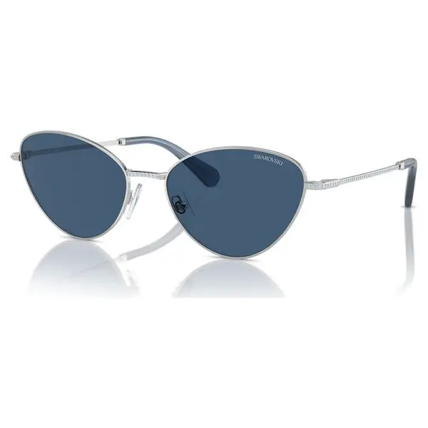 SWAROVSKI Cat Eye Embellished Sunglasses - Blue