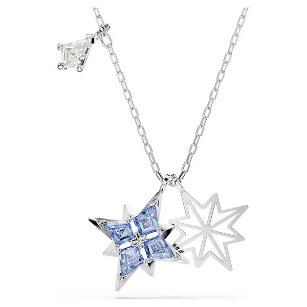 SWAROVSKI Symbolica Pendant Necklace With Moon And Star Motifs - Blue