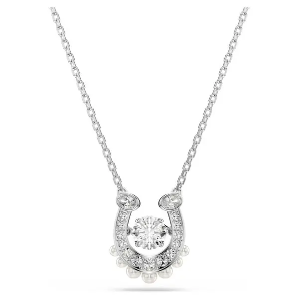 SWAROVSKI Symbolica Horseshoe Pendant Necklace - White