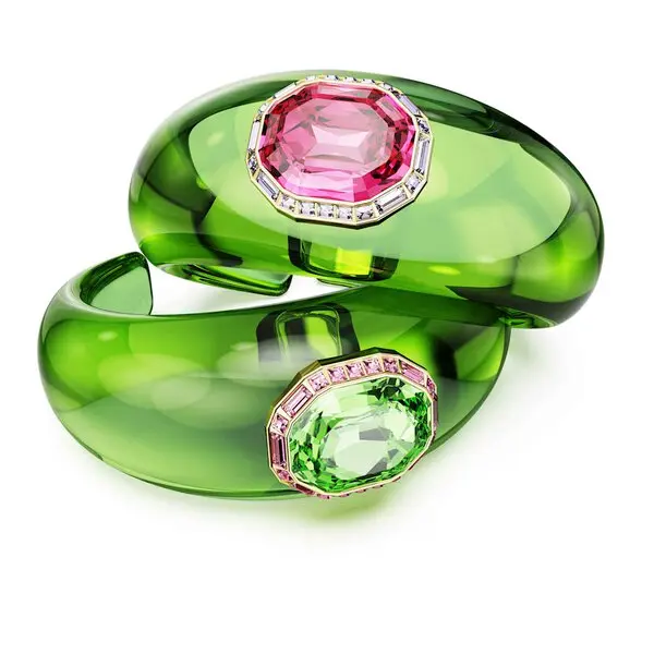 SWAROVSKI Dulcis Cuff With And Crystals - Green