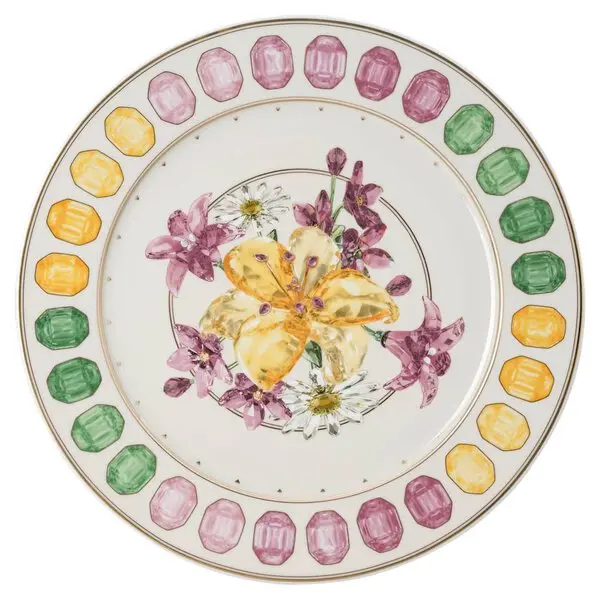 SWAROVSKI Idyllia Service Plate - Multicoloured