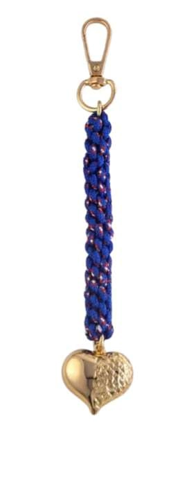 MACRAE & CO. Falling Heart Bag Charm - Blue