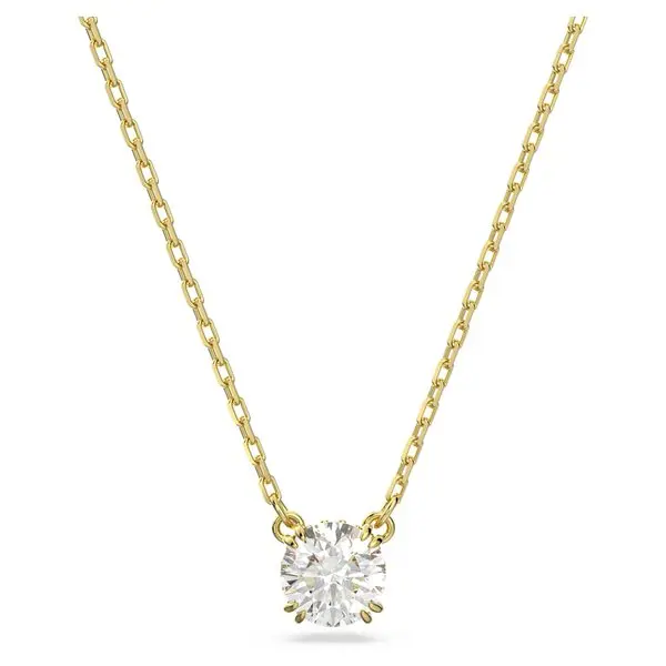 SWAROVSKI Stilla Emerald Cut Pendant Necklace - White