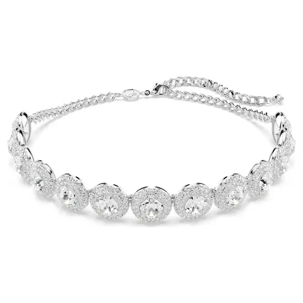 SWAROVSKI Rhodium-plated Angelic Choker With Crystal Motifs - White