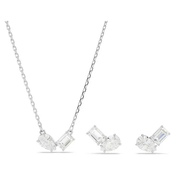 SWAROVSKI Mesmera Set Necklace And Earrings - White