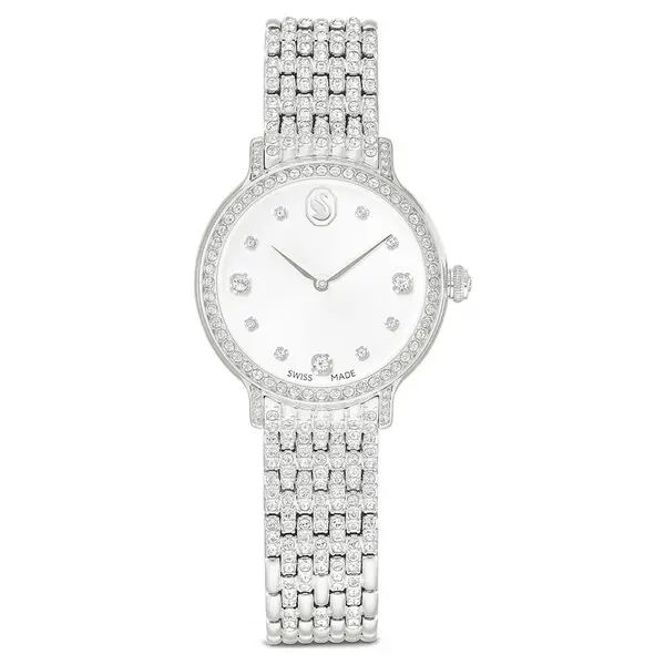 SWAROVSKI Imber Watch With Crystal Embellishments - Silver Tone