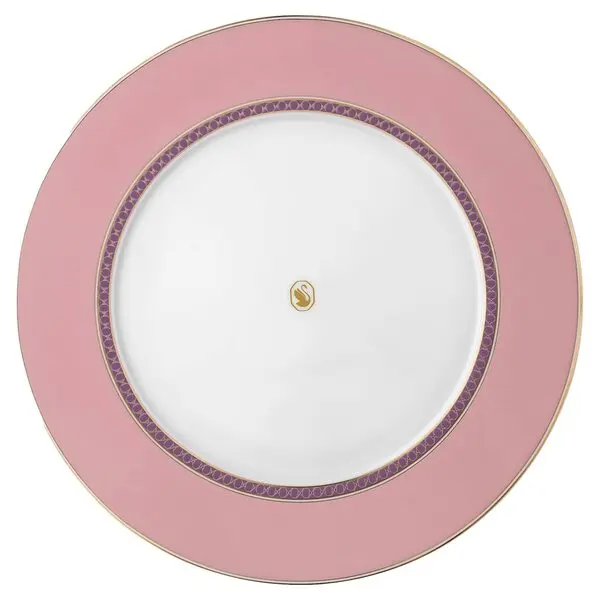 SWAROVSKI Signum Dinner Plate - Pink