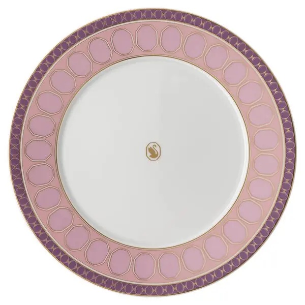 SWAROVSKI Signum Dinner Plate - Pink