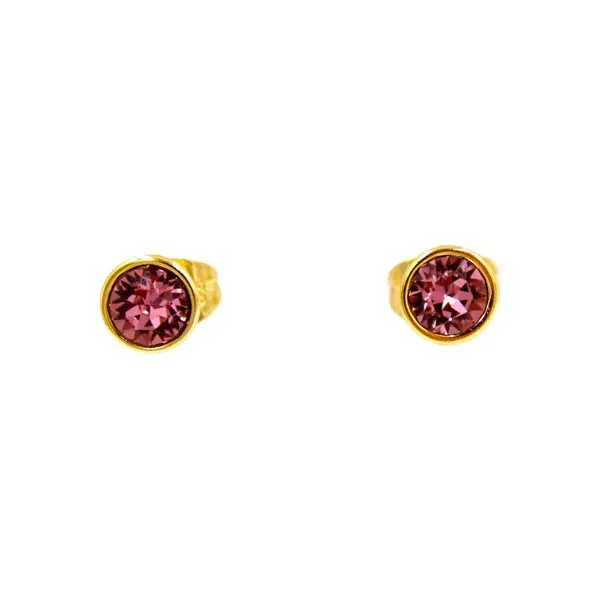 1610ISTANBUL Byzantine Judas Tree Earrings - Gold