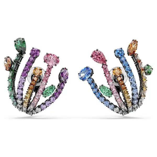 SWAROVSKI Matrix Clip Earrings - Multicoloured