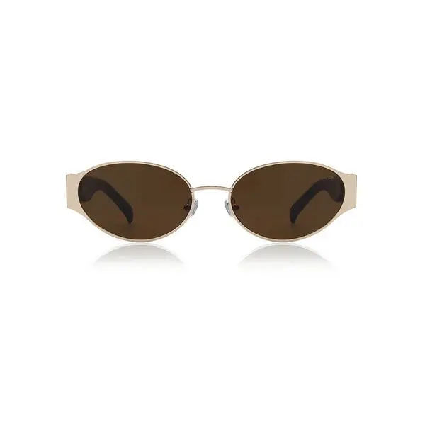 A. Kjærbede Bella Sunglasses Gold Demi Tortoise - Brown