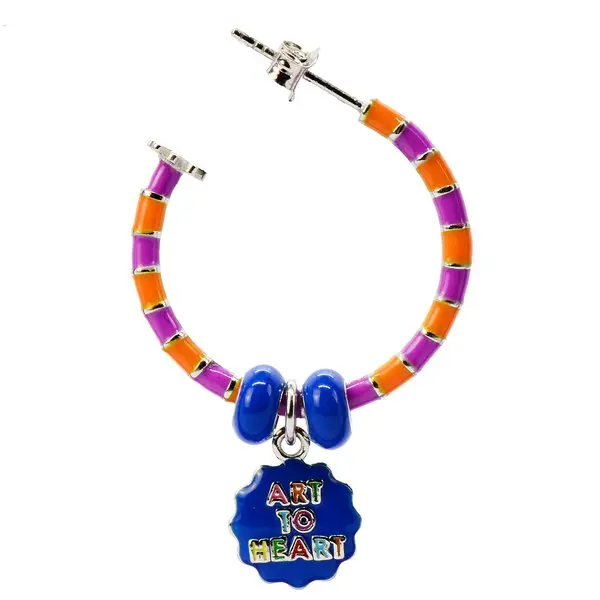 PINNOLE Art To Heart Earring Mix Single - Blue