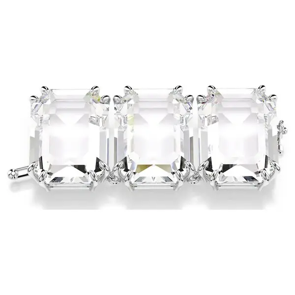 SWAROVSKI Millenia Extender With And Red Trilliant-cut Crystals - White