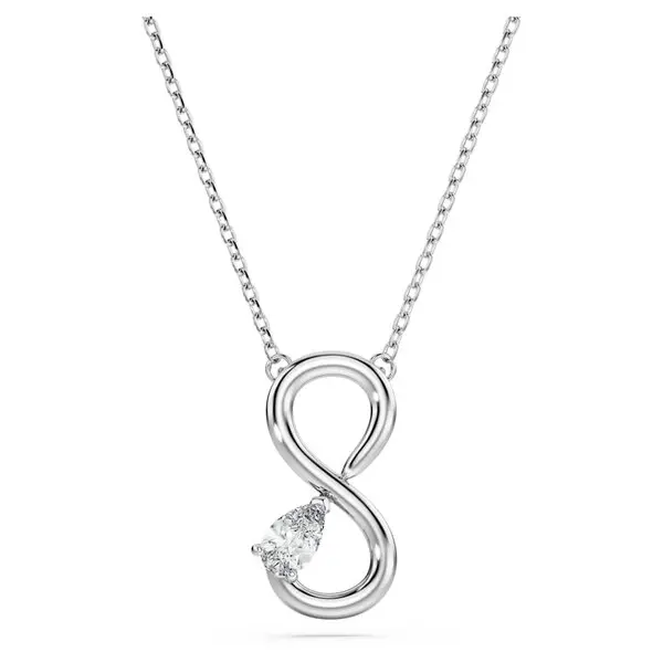 SWAROVSKI Eternity Pendant Necklace With Diamonds - White