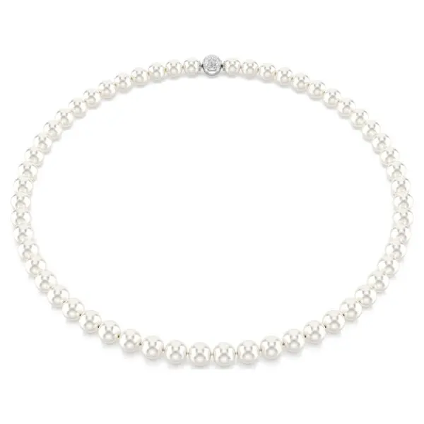 SWAROVSKI Matrix Necklace With Baguette Zirconia - White
