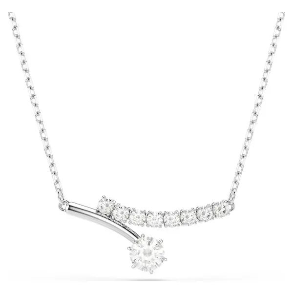 SWAROVSKI Matrix Necklace With Baguette Zirconia - White