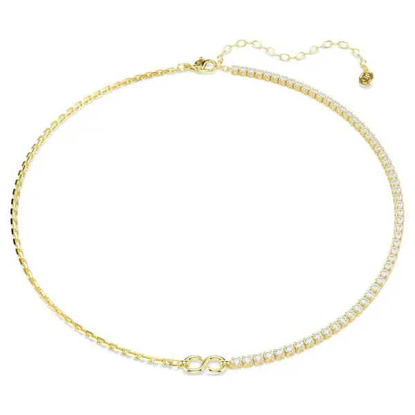 SWAROVSKI Matrix Necklace With Baguette Zirconia - White