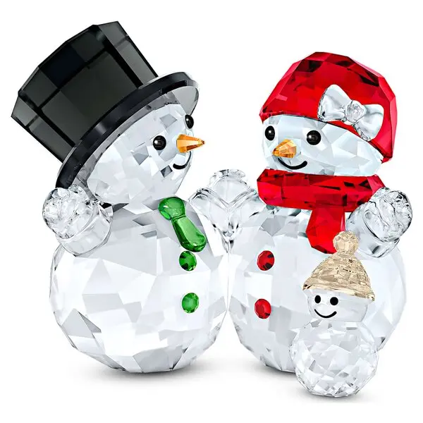SWAROVSKI Snowman Family - Multicoloured