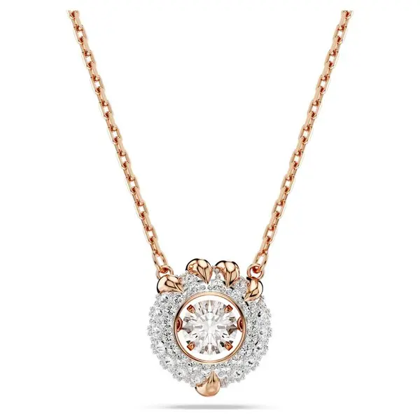 SWAROVSKI Dragon And Phoenix Pendant Necklace - White