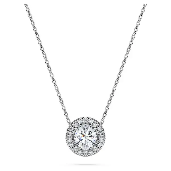 SWAROVSKI Eternity Halo Solitaire Pendant - White