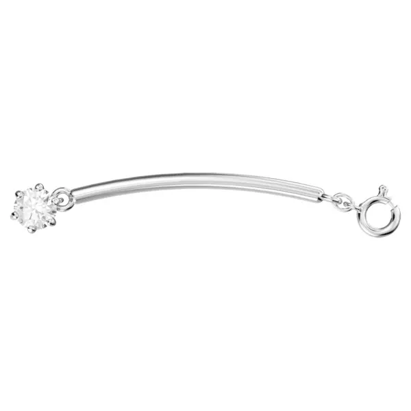 SWAROVSKI Constella Extender With Round-cut Stone And Rhodium Plating - White