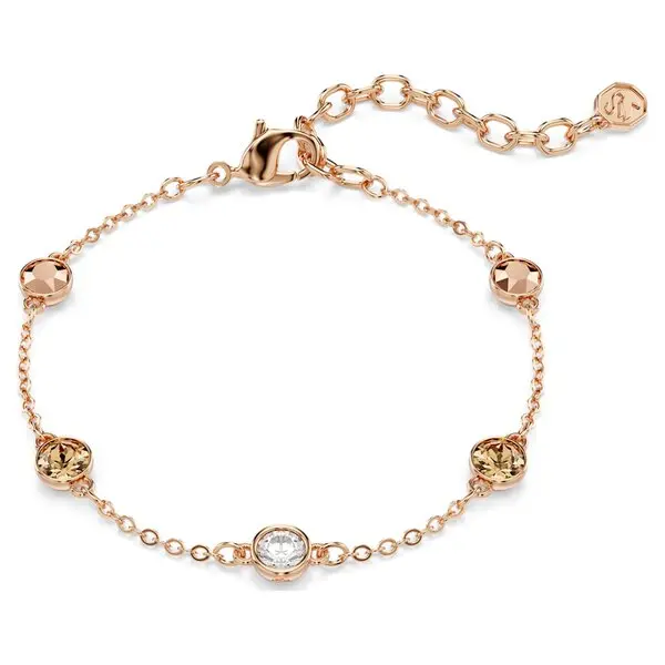 SWAROVSKI Imber Bracelet With Rose-tone Finish And Vintage Rose Crystals - Multicoloured