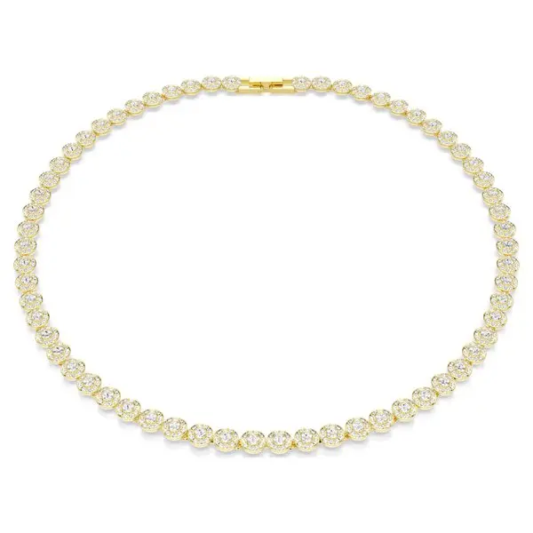 SWAROVSKI Una Angelic Necklace With Stone And Pavé Detailing - White