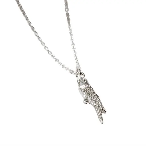 POSH TOTTY DESIGNS Sterling Soulmate Parrot Charm Necklace - Silver