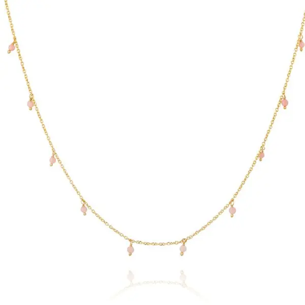 COCO & KINNEY October Birthstone Necklace- Opal