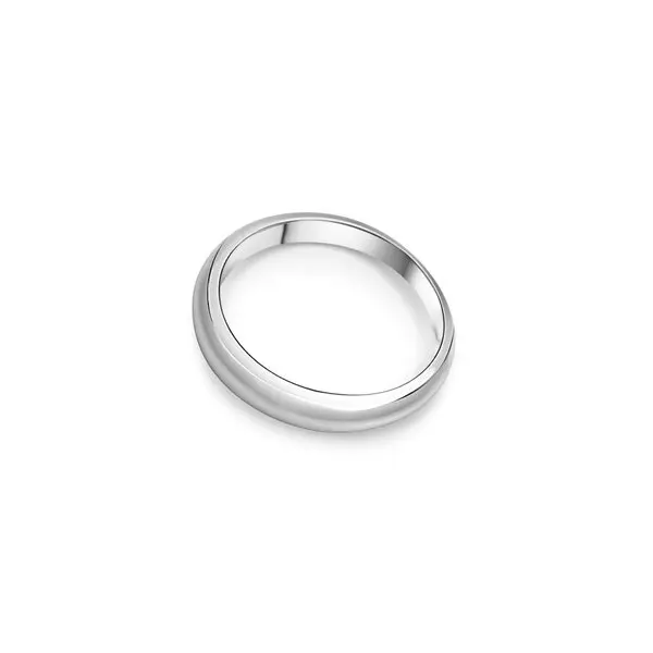 FV JEWELLERY Bijoux Band Dome Ring - Silver
