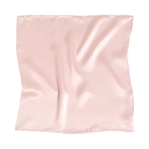 LOST PATTERN Dapper Fold Silk Pocket Square Light - Pink